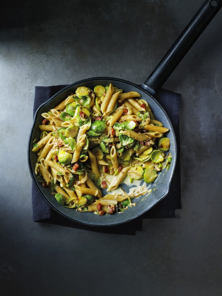 Penne with sprouts & pancetta – Connoisseur Magazine
